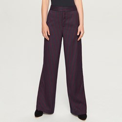 Fioletowe spodnie damskie, zima 2019 w Domodi