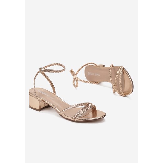 Szampańskie Sandały Egehe Renee renee.pl
