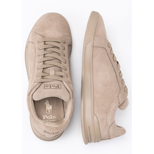 Sneakersy męskie brązowe Polo Ralph Lauren Court HRT CT II Sneaker Peeker