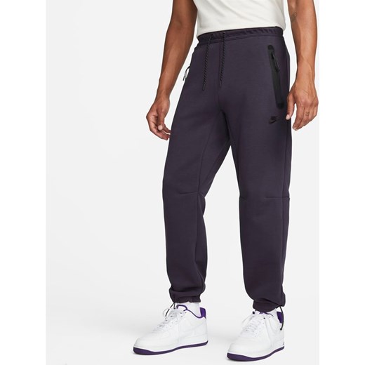 Spodnie męskie Nike Sportswear Tech Fleece - Fiolet poland