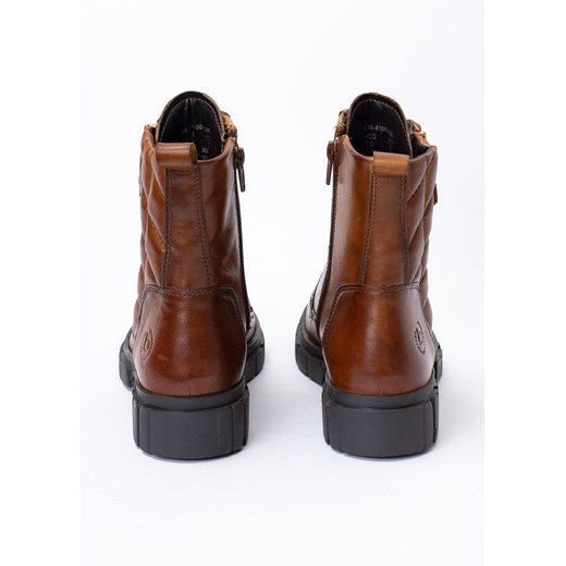 Botki damskie brązowe BUGATTI Fiona Sneaker Peeker