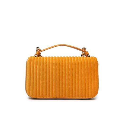 Tommy Hilfiger Torebka Outline Crossover Velvet AW0AW13413 Żółty MODIVO