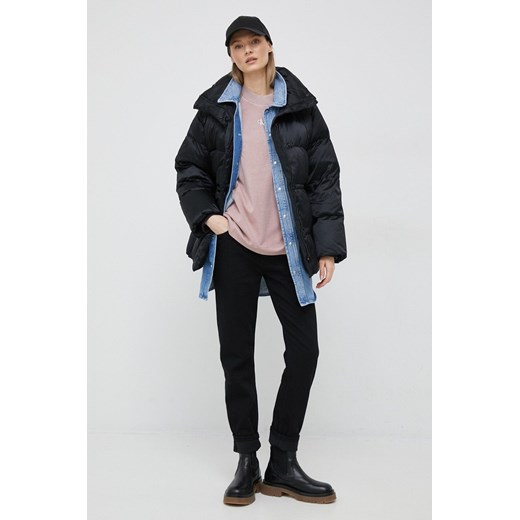 Calvin Klein kurtka puchowa damska kolor czarny zimowa ANSWEAR.com