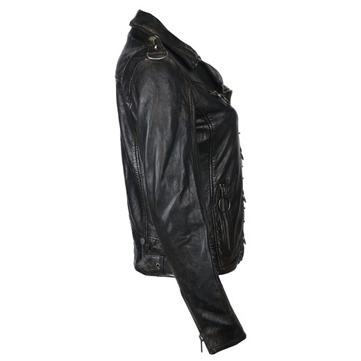 kurtka damska (ramoneska) g2gpunk lafov - black XS Metal-shop