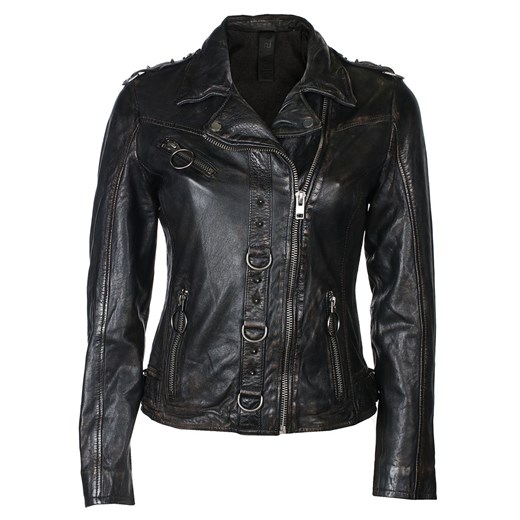 kurtka damska (ramoneska) g2gpunk lafov - black XS Metal-shop