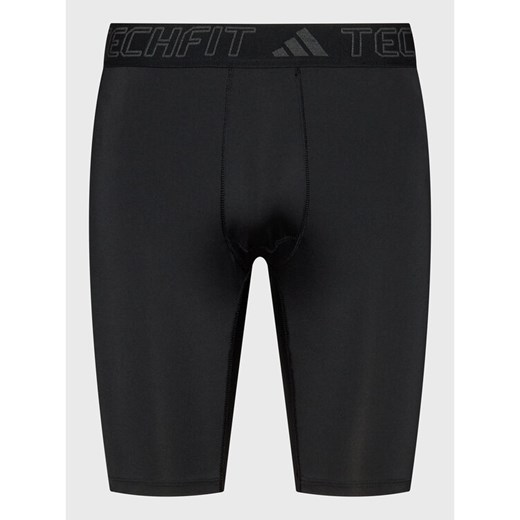 adidas Szorty sportowe Techfit Training HJ9921 Czarny Slim Fit MODIVO