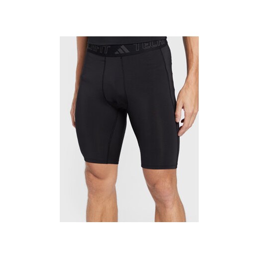adidas Szorty sportowe Techfit Training HJ9921 Czarny Slim Fit MODIVO