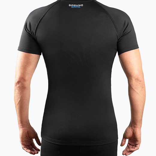 Rashguard męski Ground Game Essential czarna 22RASHESLOGOSS sportano.pl