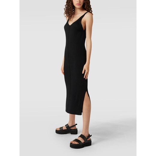 Sukienka midi z aplikacją logo Tom Tailor Denim Peek&Cloppenburg