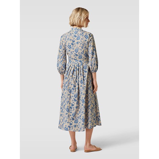 Sukienka midi z wiązanym paskiem model ‘ARLETTE’ Peek&Cloppenburg