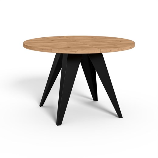 Stół okrągły Alvin o średnicy 100, 120 cm rozkładany na niebanalnych ...