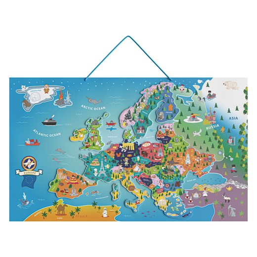 Playtive Magnetyczna mapa Świat lub Europa, z drewna (Mapa świata) LIDL ...