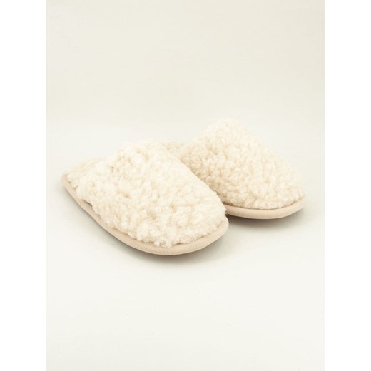 kitz pichler Kapcie "Curly" w kolorze beżowym Limango Polska