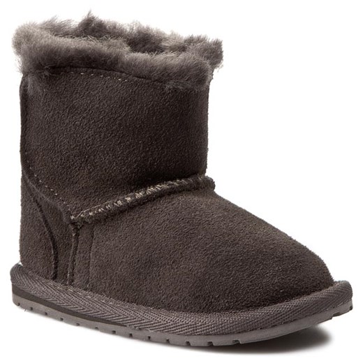 Buty EMU AUSTRALIA - Toddle B10737 Chocolate eobuwie-pl szary zima