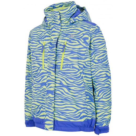 [T4Z16-JKUDN207] Kurtka narciarska dziewczęca JKUDN207 - liliowy fiolet ...