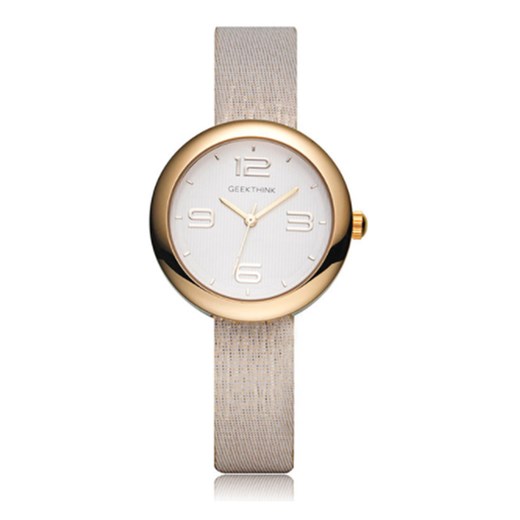 Elegancki zegarek damski GeekThink - złoty niwatch.pl