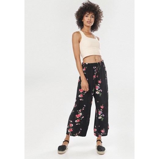 Czarne Spodnie Echorise Born2be Odzież