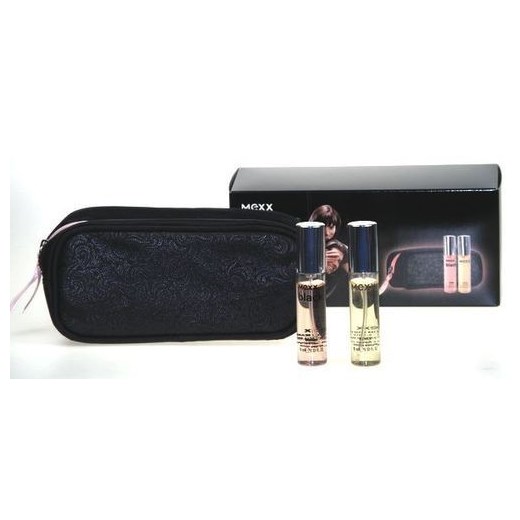 Mexx Mini Set W Zestaw perfum Edt 10ml Woman + Black Kosmetyczka ...